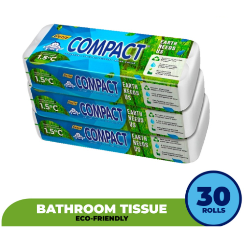 Cutie Compact Eco-Friendly Toilet Rolls 10rolls (Blue) x 3pkts (3in1) | Shopee Malaysia