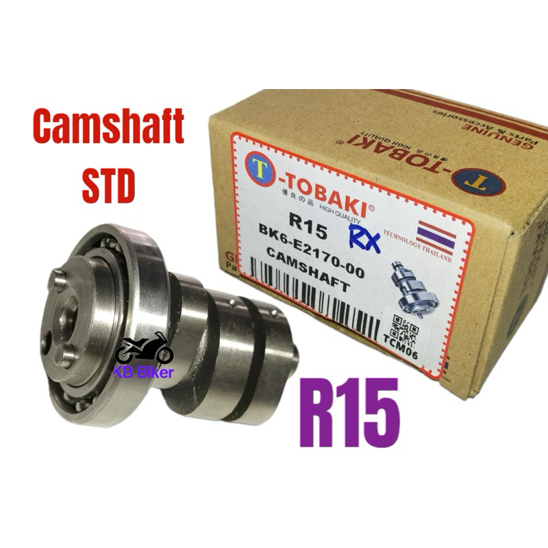 Tobaki Camshaft STD Yamaha R15 Cam Shaft Standard R15 | Shopee Malaysia