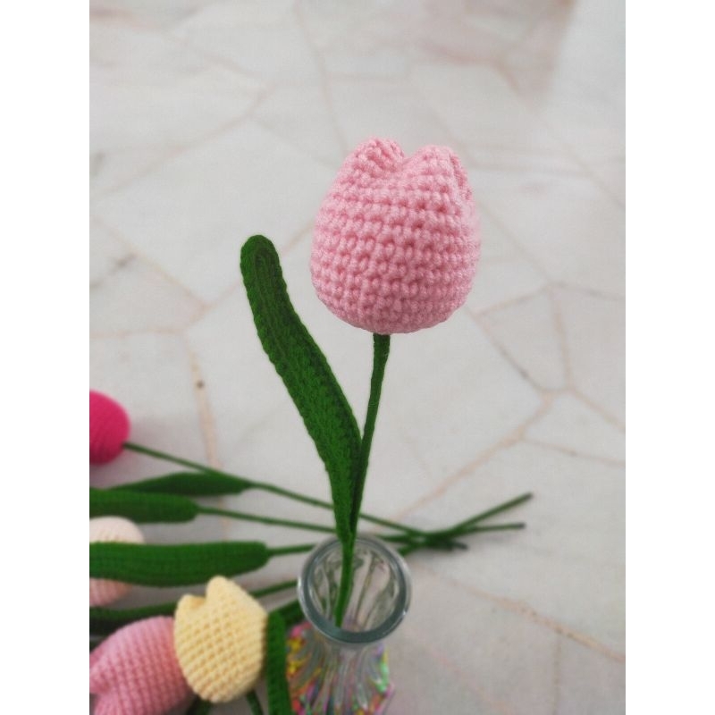 tulip chubby crochet / bunga tulip kait (ready stock) | Shopee Malaysia