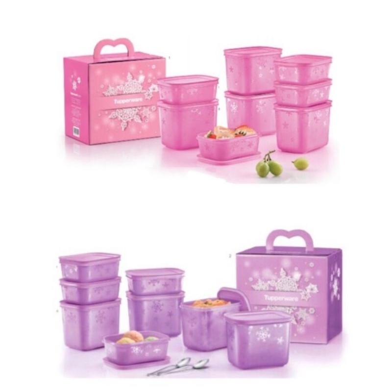 TUPPERWARE CHILL FREEZE MEDIUM SET (2 PCS) | Shopee Malaysia