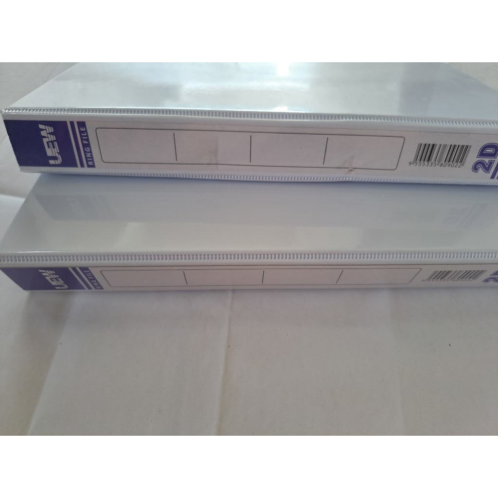 2D Ring File A4 White 2D Fail Kulit Keras Putih (USED KITAR SEMULA ...