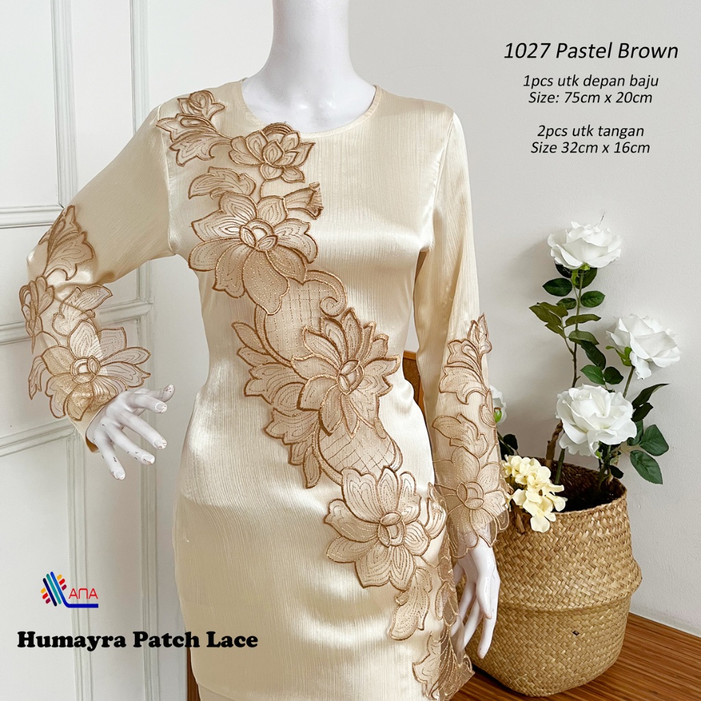 Humayra Patch Lace Set Lace Sulam Bunga Treding Lace Sulam Ariesya lace ...