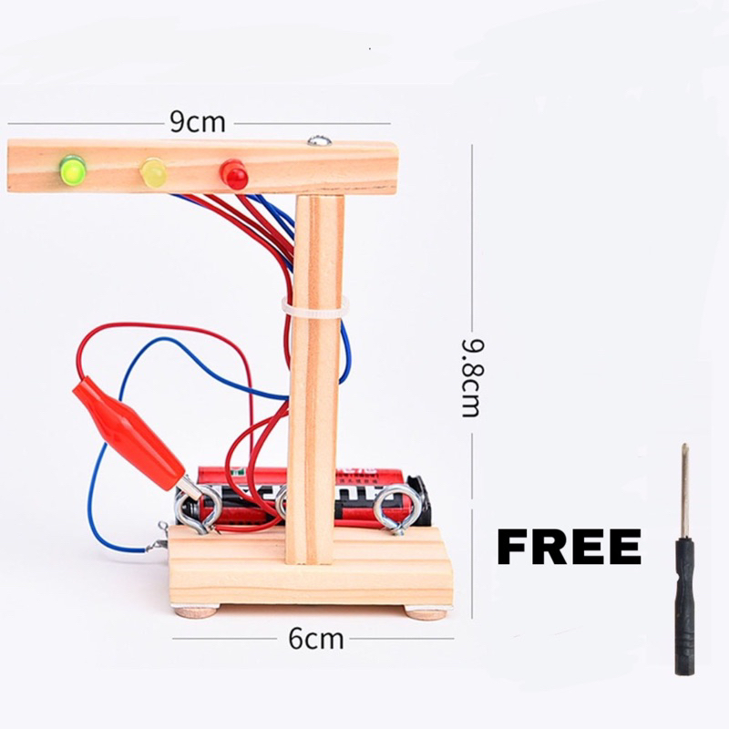 [ReadyStock] DIY Traffic Lights Model for Early Learning Science ...