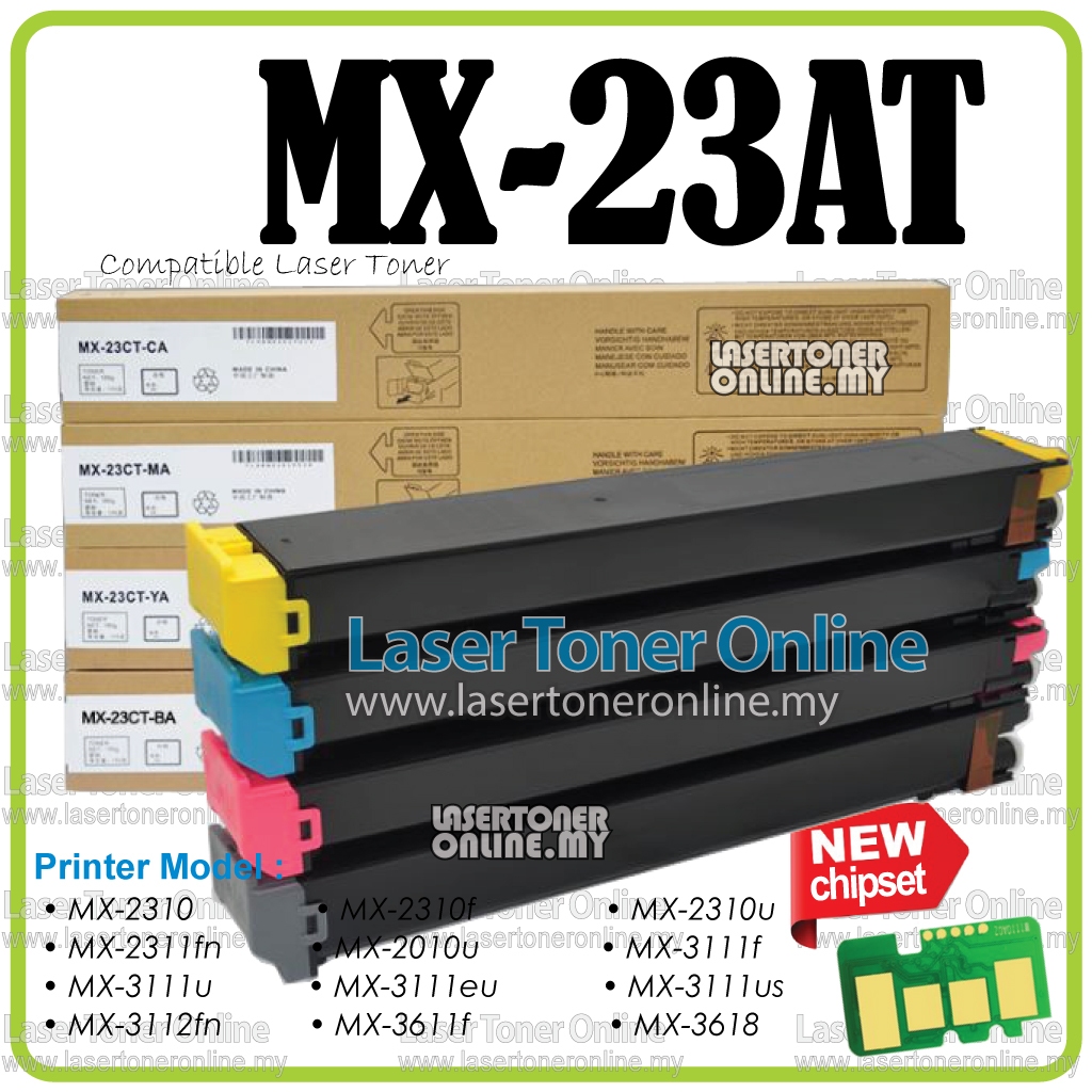 Compatible Sharp MX-23AT MX2310 MX2310F MX2310U MX2311FN MX2010U MX3111F MX3111U MX3111EU ...