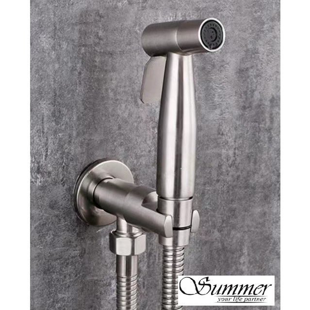 Stainless Steel Hand Bidet SUS304 Hand Bidet PVC Chromalux Hose ...