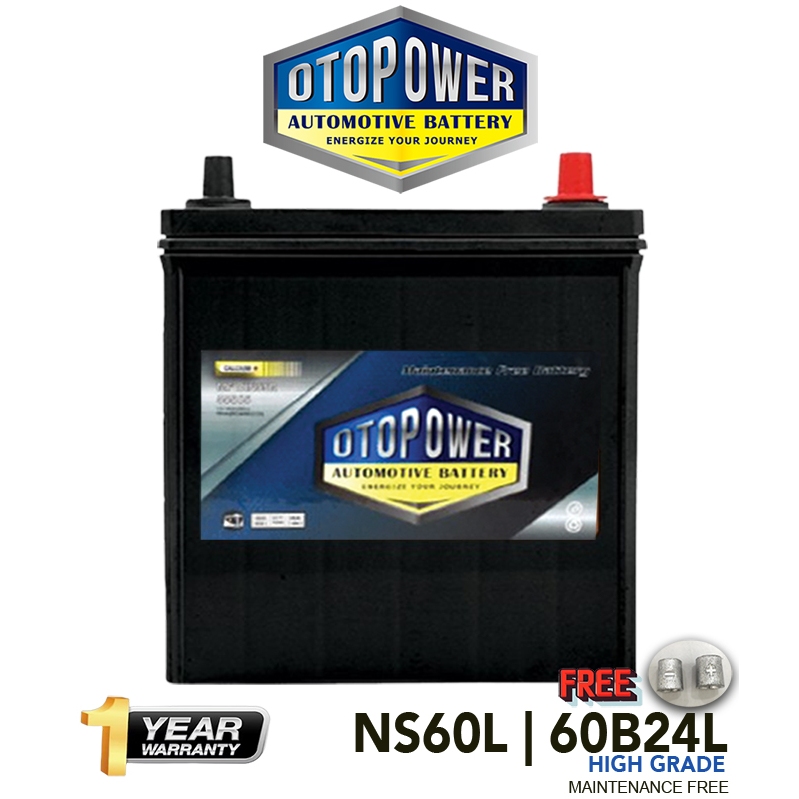 Otopower NS60L 48B24L/50B24L Maintenance Free Battery (Bateri Kereta) for PROTON Waja, Savvy ...