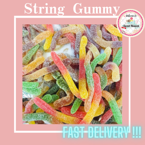 🔥Best Price🔥String Gummy 软糖 (Gula-gula Kenyal Berperisa Buah-buahan ...