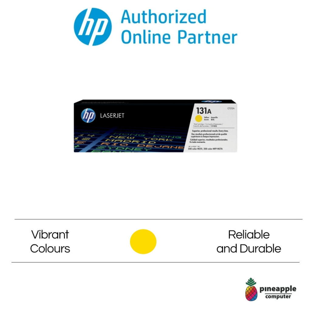 HP 131A Yellow Original LaserJet Toner Cartridge | Shopee Malaysia