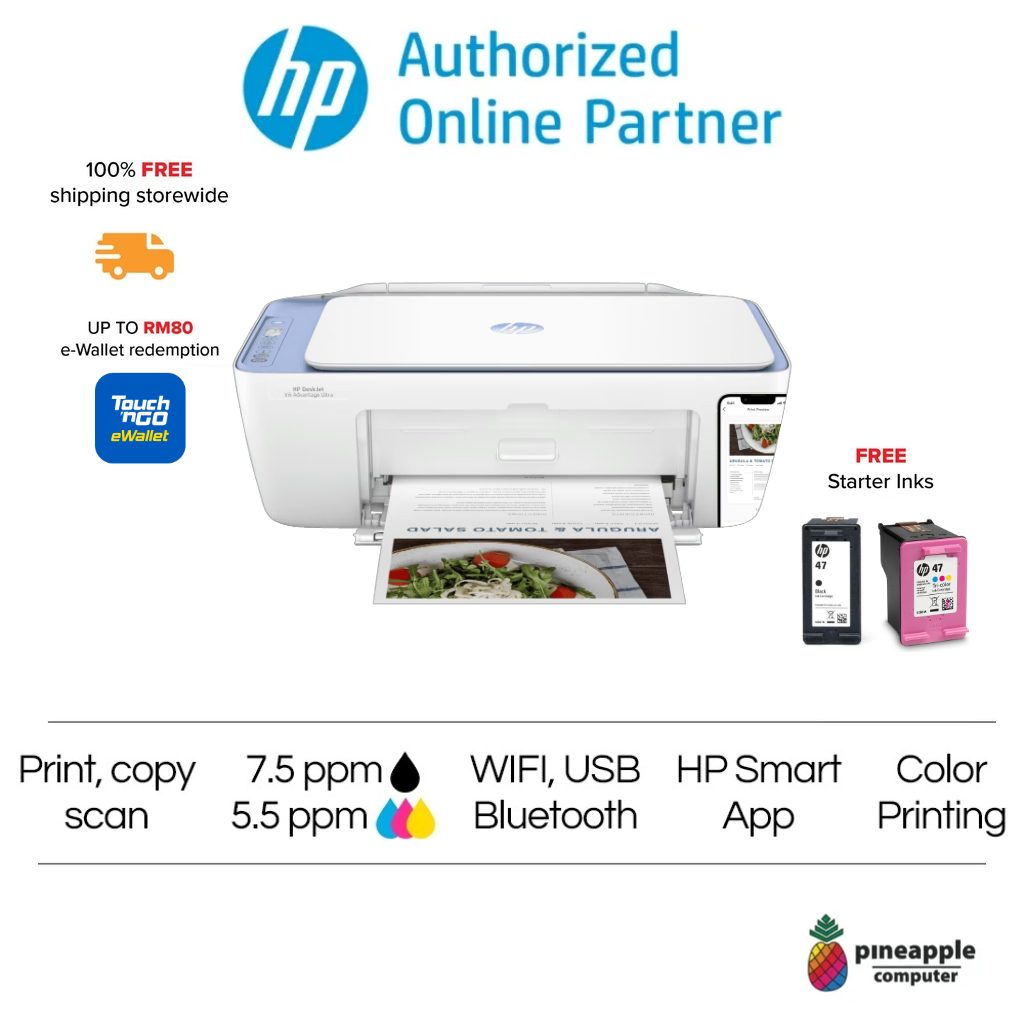 HP DeskJet Ink Advantage Ultra 4928 All-in-One Wifi Printer | Shopee ...