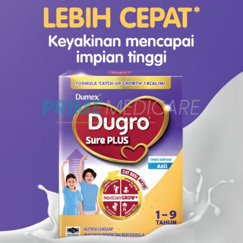 Dumex Dugro Sure Plus / Dugro Complete 600g Kids 1 - 9 years old Milk Powder (Catch-Up Growth ...