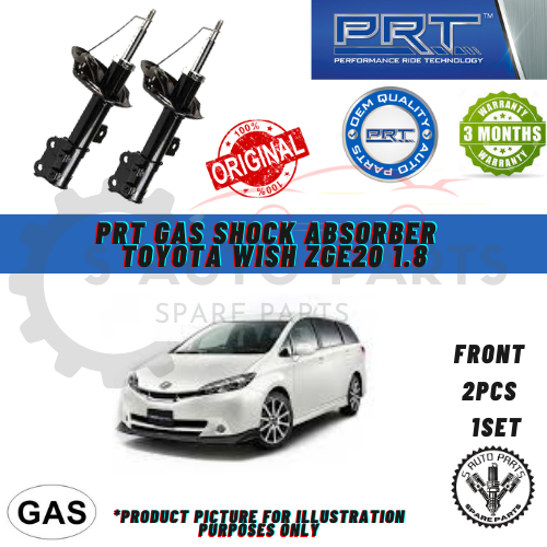 TOYOTA WISH ZGE20 1.8 (FRONT) 100% ORIGINAL BRAND PRT SHOCK ABSORBER ...
