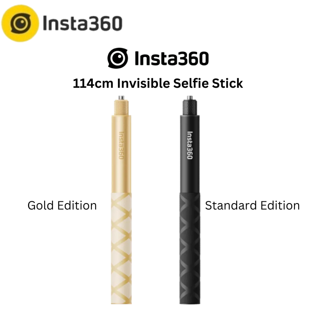 Insta360 Invisible Selfie Stick 114cm for Ace Pro,Ace,GO3,X3,ONE RS (1 ...