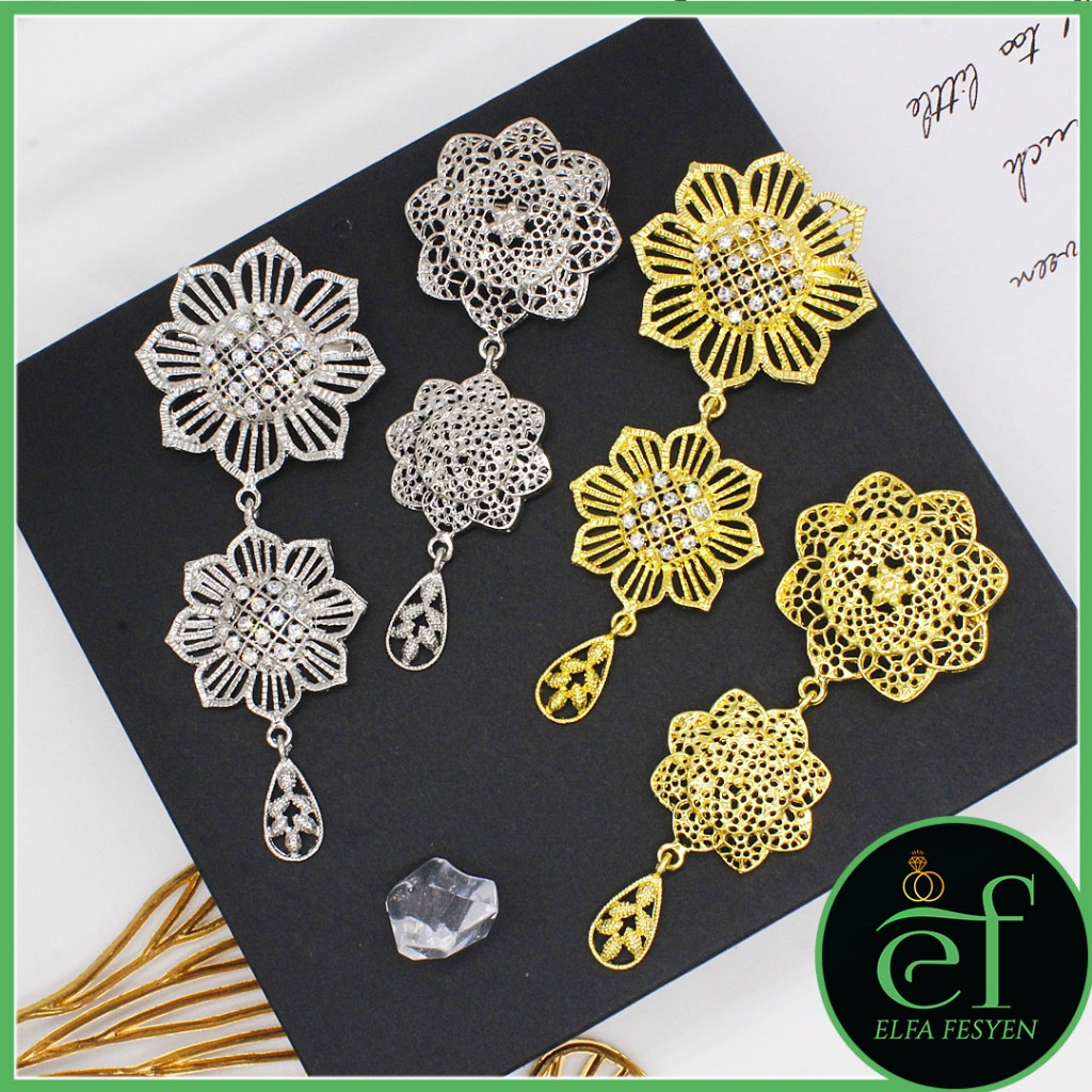 Kerongsang Korea Brooch Juntai Dokoh Kebaya Bahu (K2044)(K2045 ...