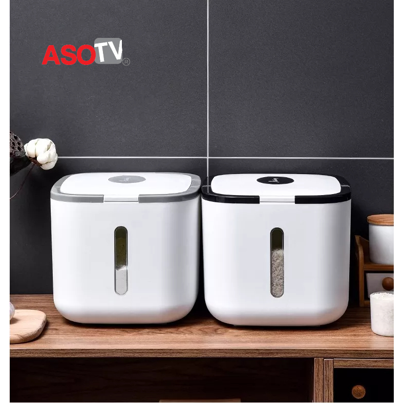 ASOTV® 10KG Rice Storage Box Nano Bucket Insect Moisture Proof Food ...