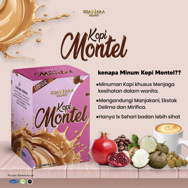 [READY STOCK] KOPI MONTEL (cantik dalaman & luaran🔥) Flavour Cappuccino ...