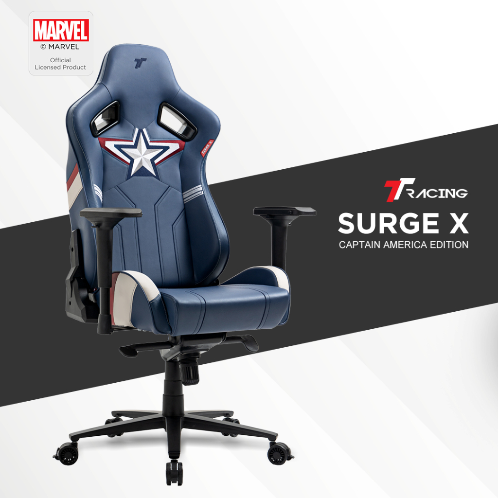 TTRacing Surge X Gaming Chair - Captain America Edition - 2 Years ...