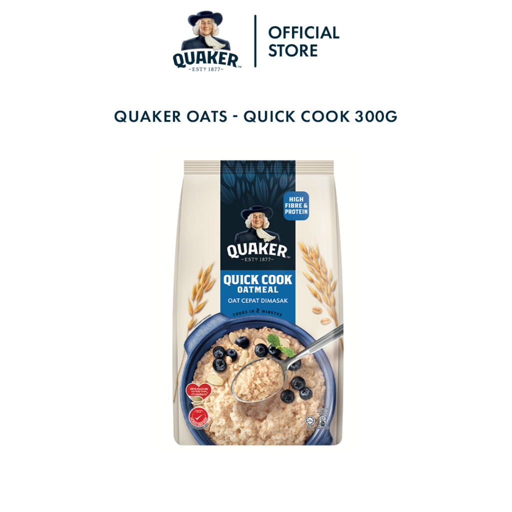 Quaker Oats - Quick Cook (300g) | Shopee Malaysia