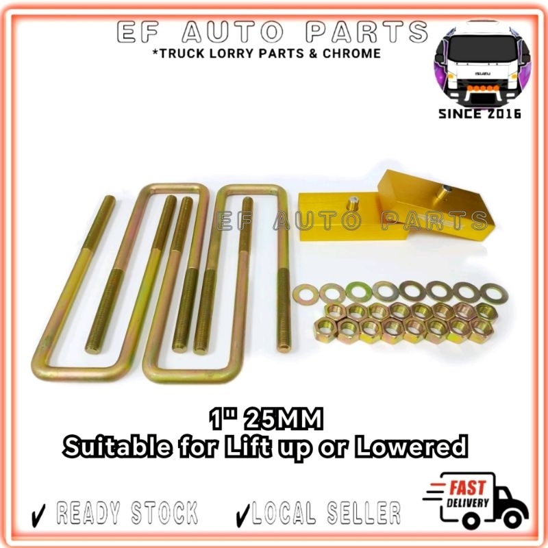 RIDEX LIFT UP LOWERED ALUMINIUM BLOCK KIT HILUX VIGO REVO RANGER T6 T7 ...