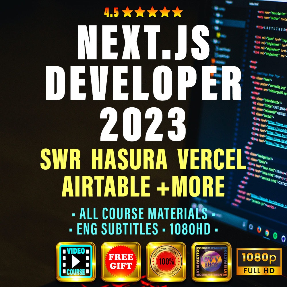 Programming Course - Complete Next.JS Developer In 2023 For PC Windows - Build Fullstack ReactJS ...