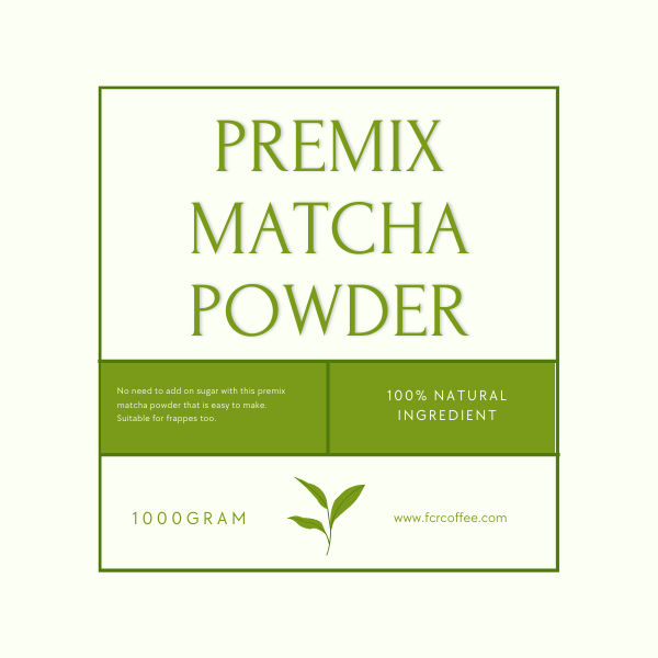 Premix Matcha Powder (SWEETENED) | Shopee Malaysia