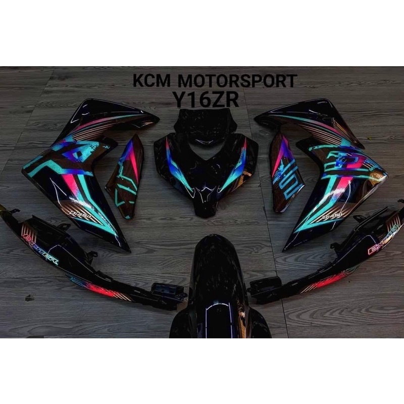 COVERSET HLD YAMAHA Y16ZR EXCITER SIAP TAMPAL STICKER | Shopee Malaysia