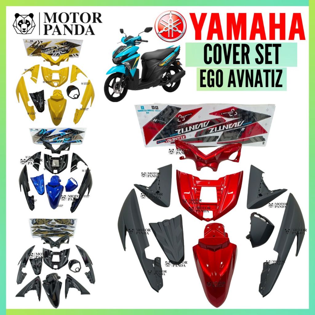 EGO AVANTIZ AVANTIS YAMAHA SCOOTER COVER SET COVERSET BODY CAVER KAVER ...