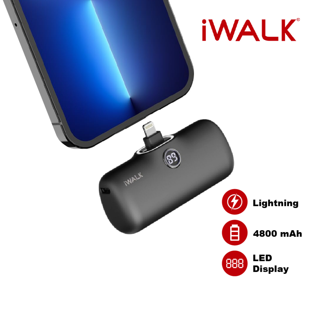 iWalk LinkPod P Mini Powerbank Portable Powerbank Lightning Fast Charging Power bank LED Display ...