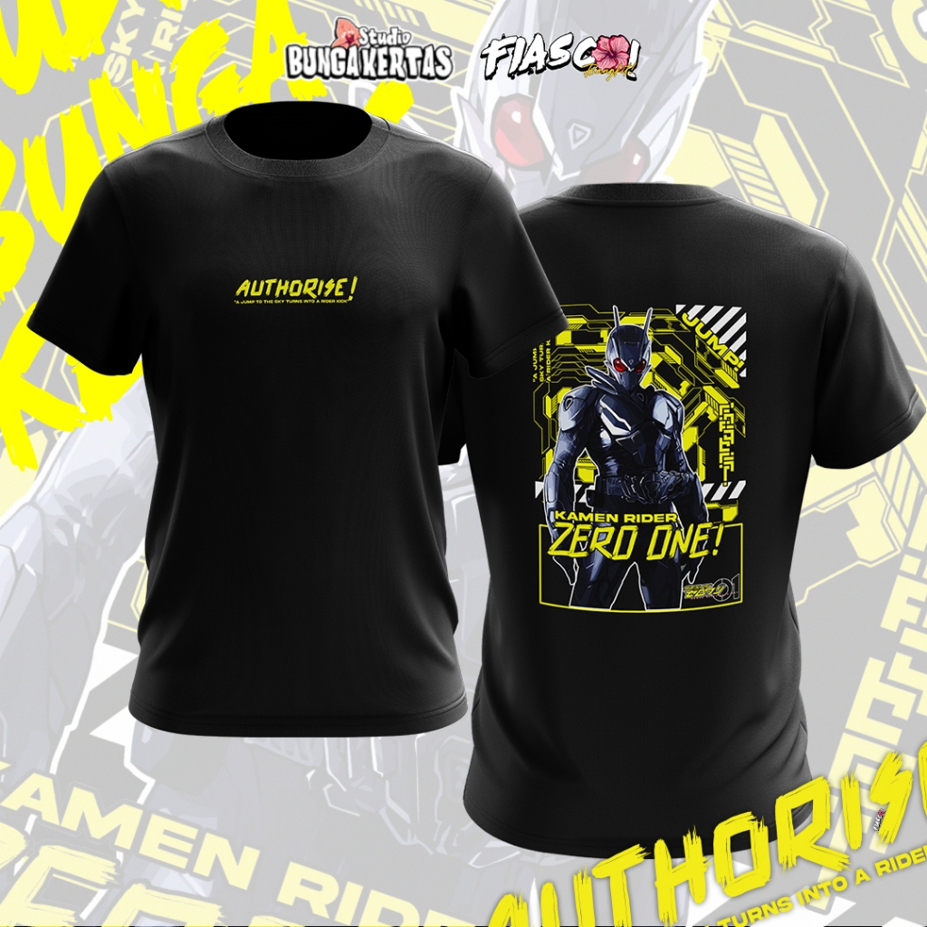 Baju Kamen Rider ZERO 1 02 Cotton S-5XL Unisex Viral | Shopee Malaysia