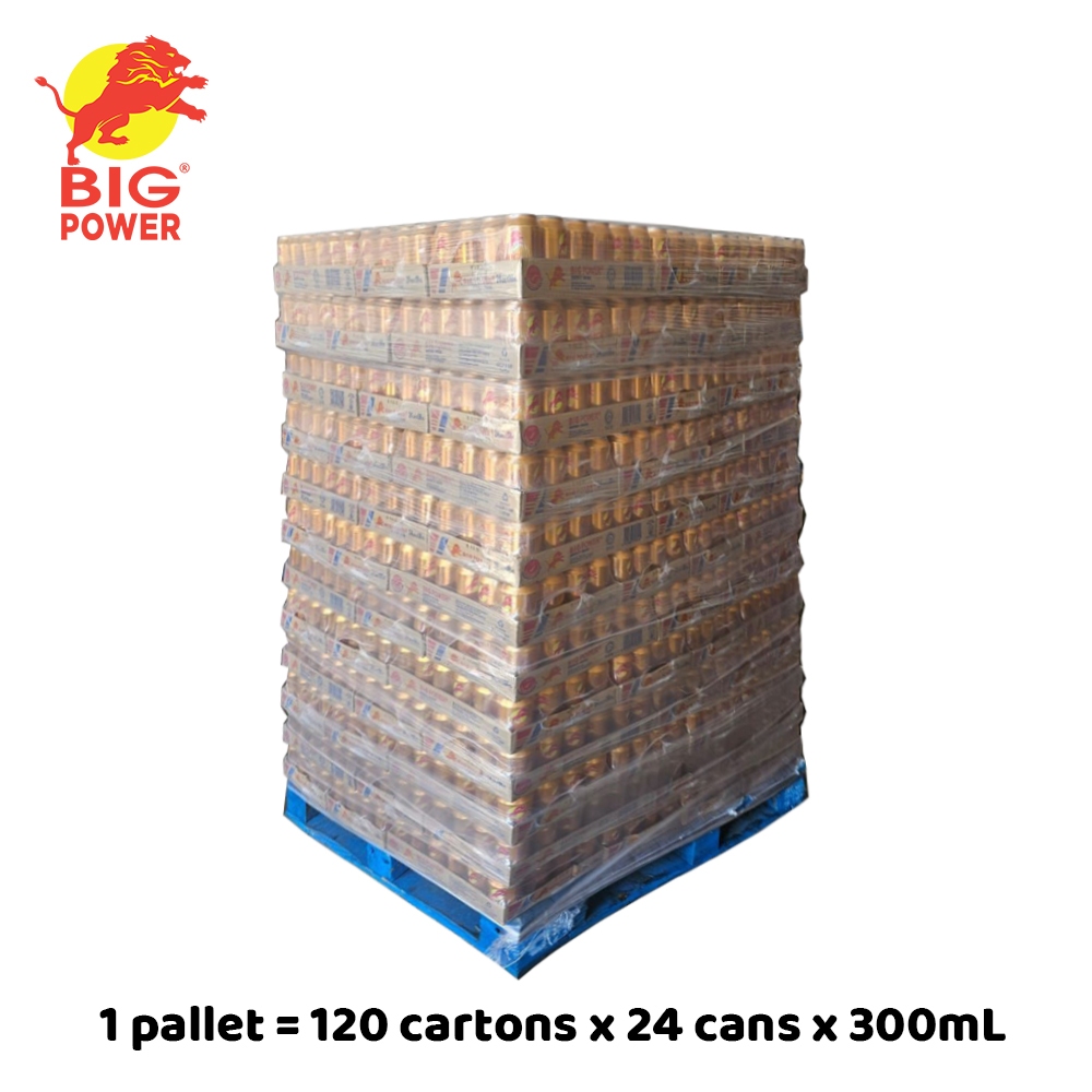 1 Pallet x 120 Cartons Big Power Energy Drink 300ml | Low Sugar | Non ...