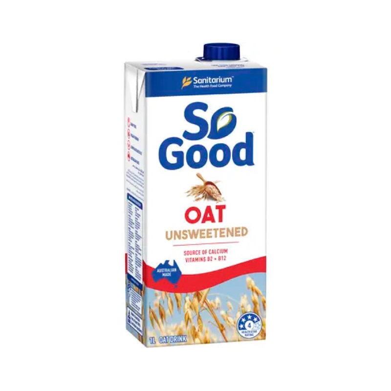 SANITARIUM So Good Oat Milk Unsweetened 1 liter (Exp Date:02/24 ...