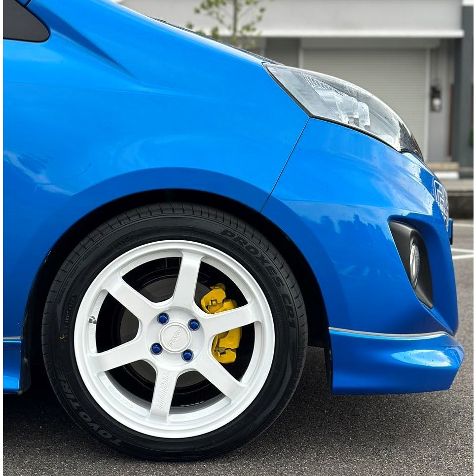 AOW TE37 sonic 15x7.0 16x7.0 made in thailand sportrim wheel rim ...