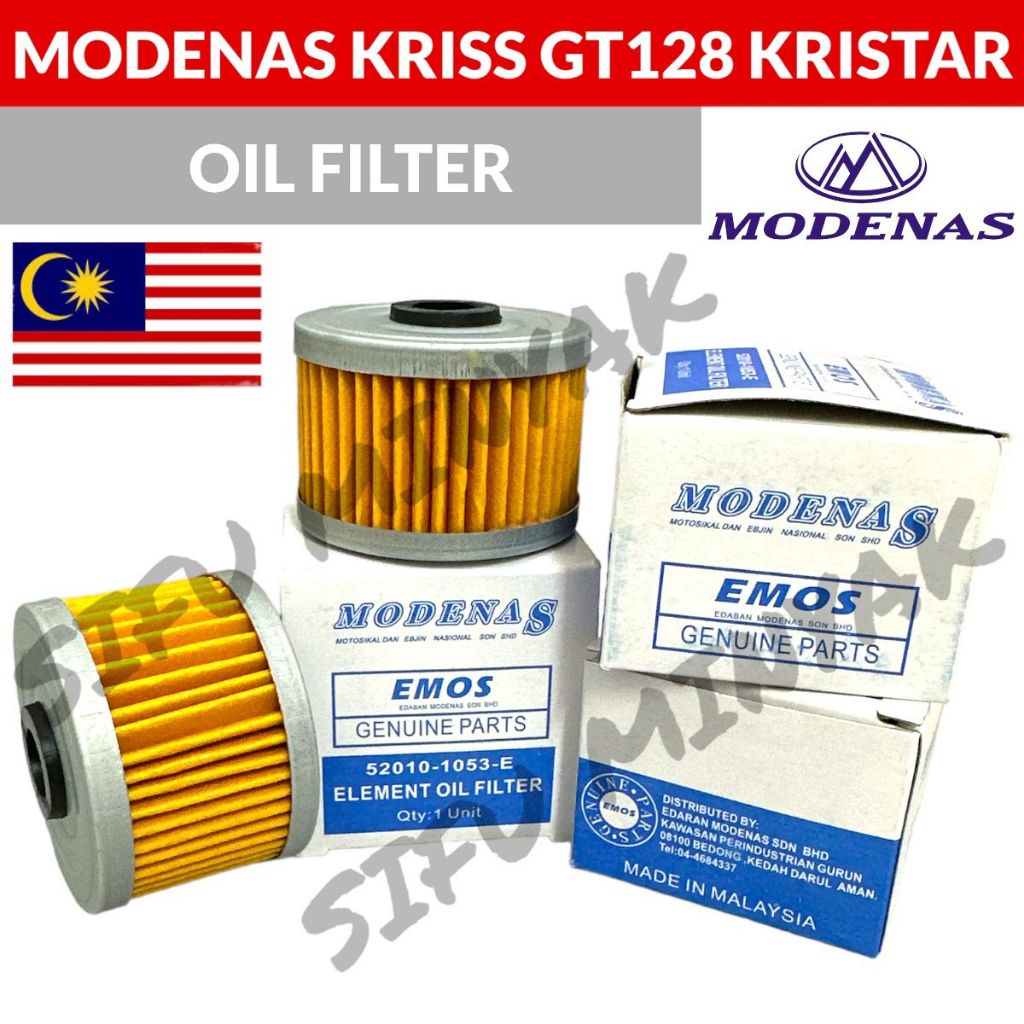 EMOS MODENAS OIL FILTER KRISS KRISS110 GT128 CT110 KRISTAR ACE115 ...