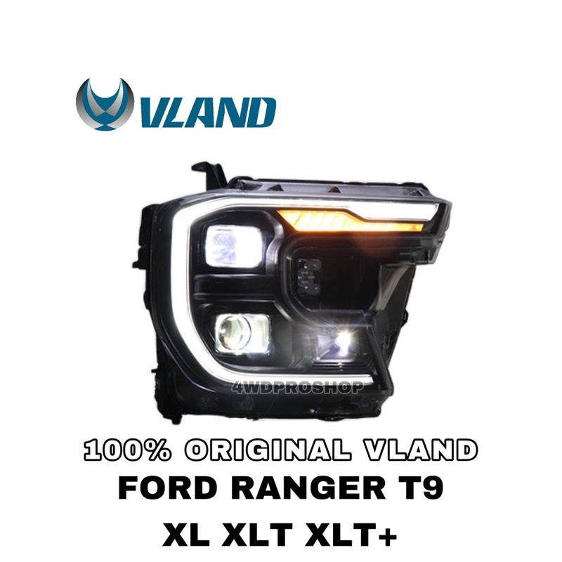 ORIGINAL VLAND FORD RANGER T9 LED HEADLIGHT HEADLAMP HEAD LAMP XL XLT ...