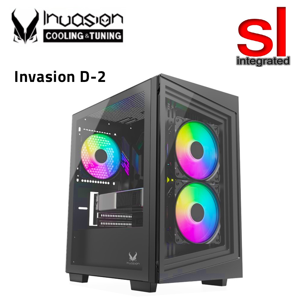 Invasion D-2 M-ATX Mini-Tower Casing with ARGB Fan | Shopee Malaysia
