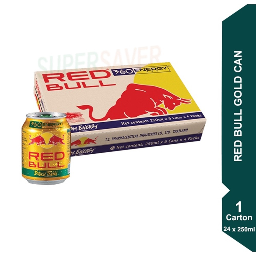 Red Bull Gold Can (1 Carton/24 x 250ml) | Shopee Malaysia