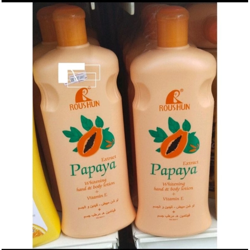 Papaya body lotion with Milk Glutathione Whitening Shower Gel & best ...