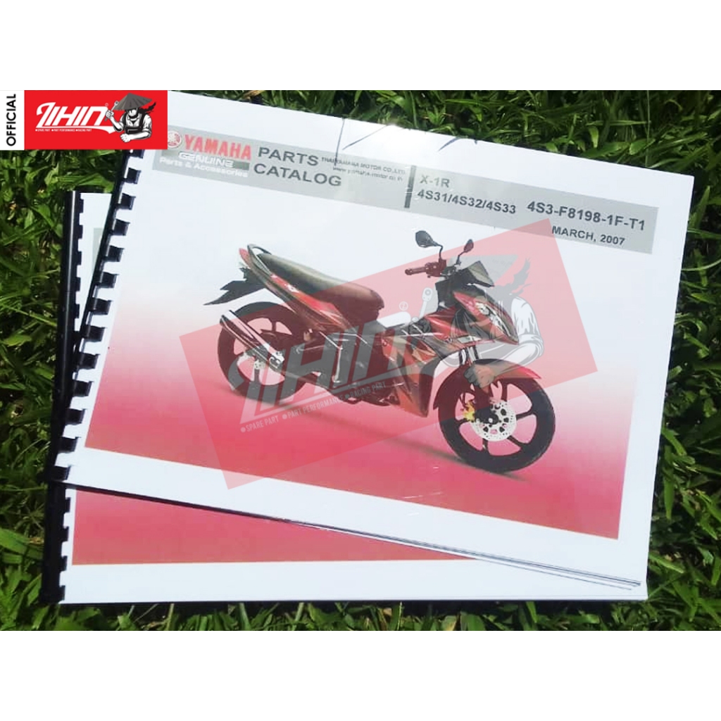 Yamaha X1R (4S31/4S32/4S33) MARCH 2007 PART CATALOGUE | Shopee Malaysia