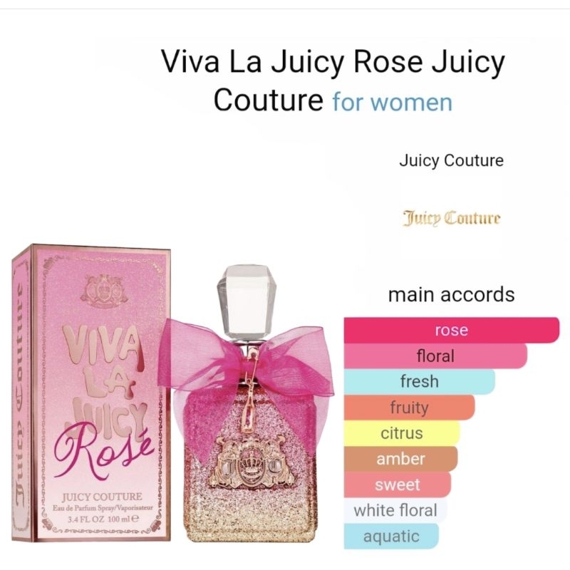 ORIGINAL JUICY COUTURE VIVA LA JUICY ROSE - DECANT 10ML | Shopee Malaysia