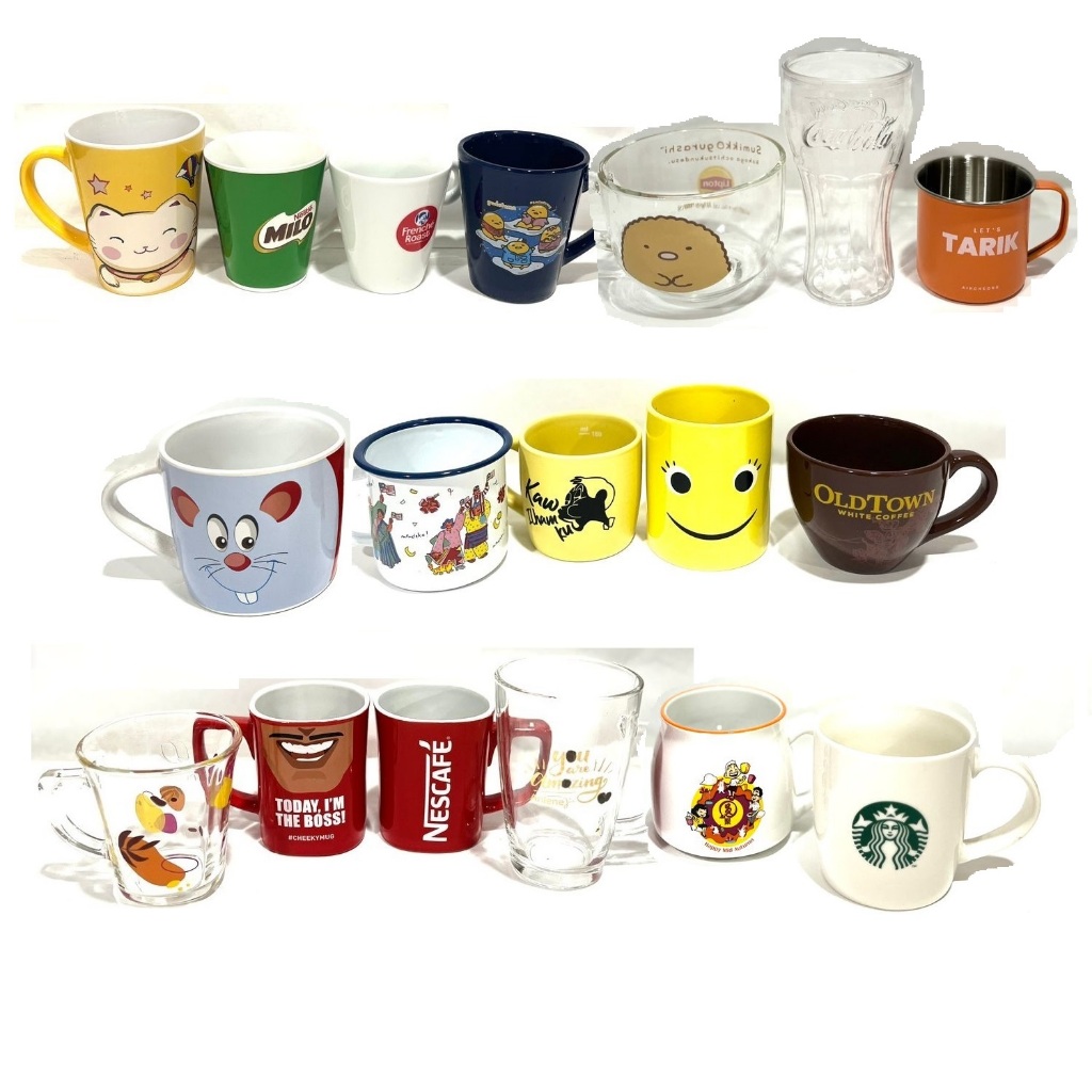 Collectible Mug #CL Nescafe Lipton Milo Kitkat Colgate Coca-cola ...