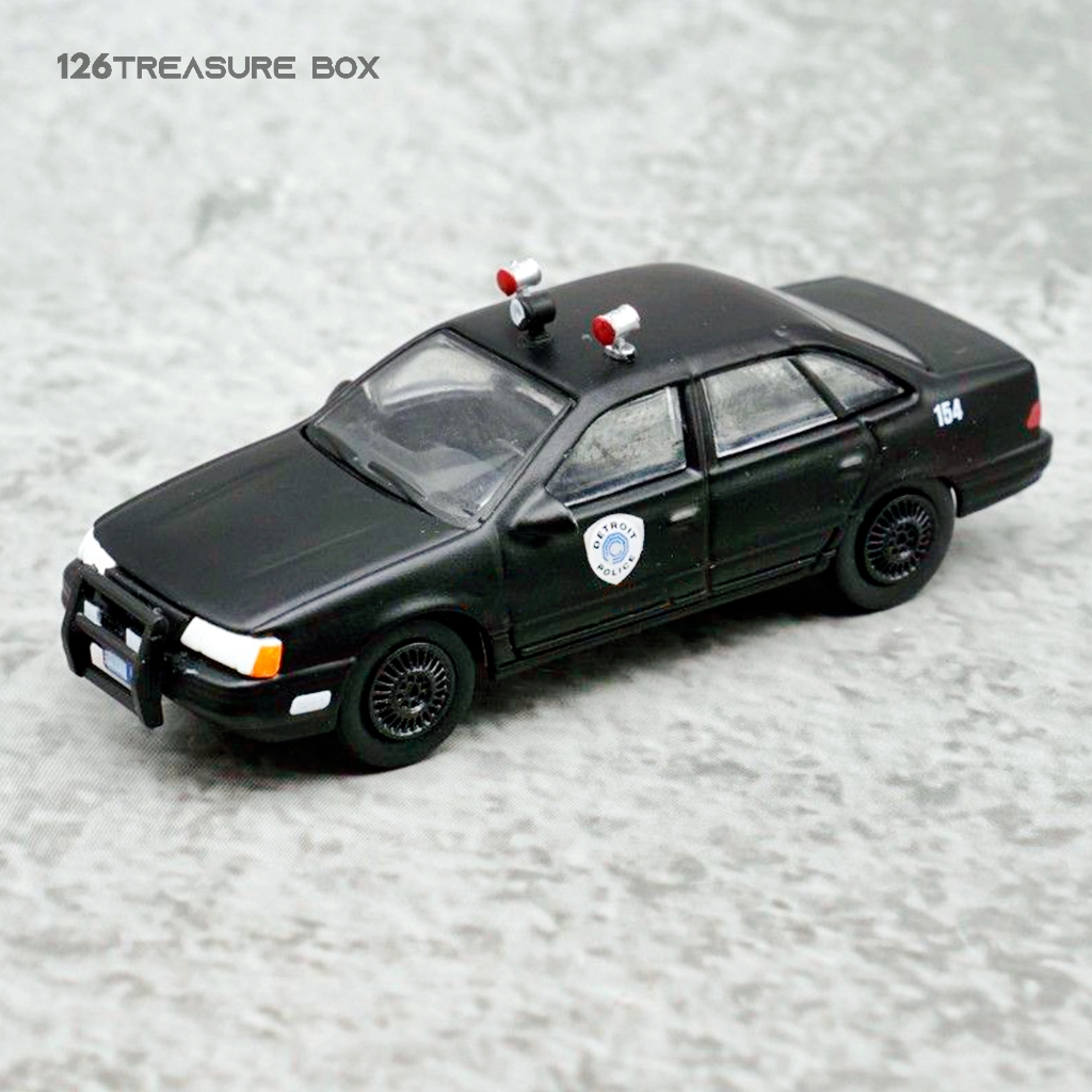 1986 FORD TAURUS LX DETROIT POLICE ROBOCOP MOVIE 1/64 DIECAST ...