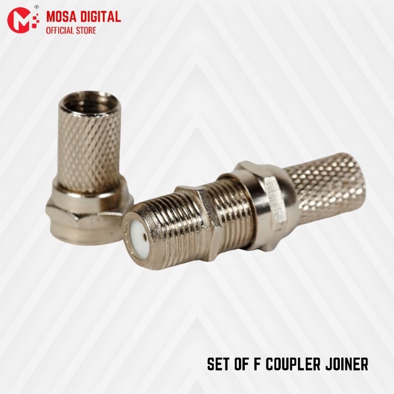 MOSA Coupler Joiner F Connector Joint Coaxial Cable RG6 Socket TV Astro ...