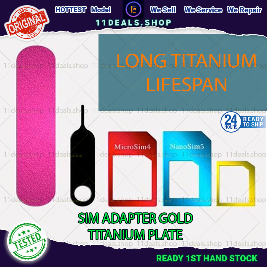 Noosy Titanium Gold Plastic Nano SIM Card Micro SIM Card SIM Card ...