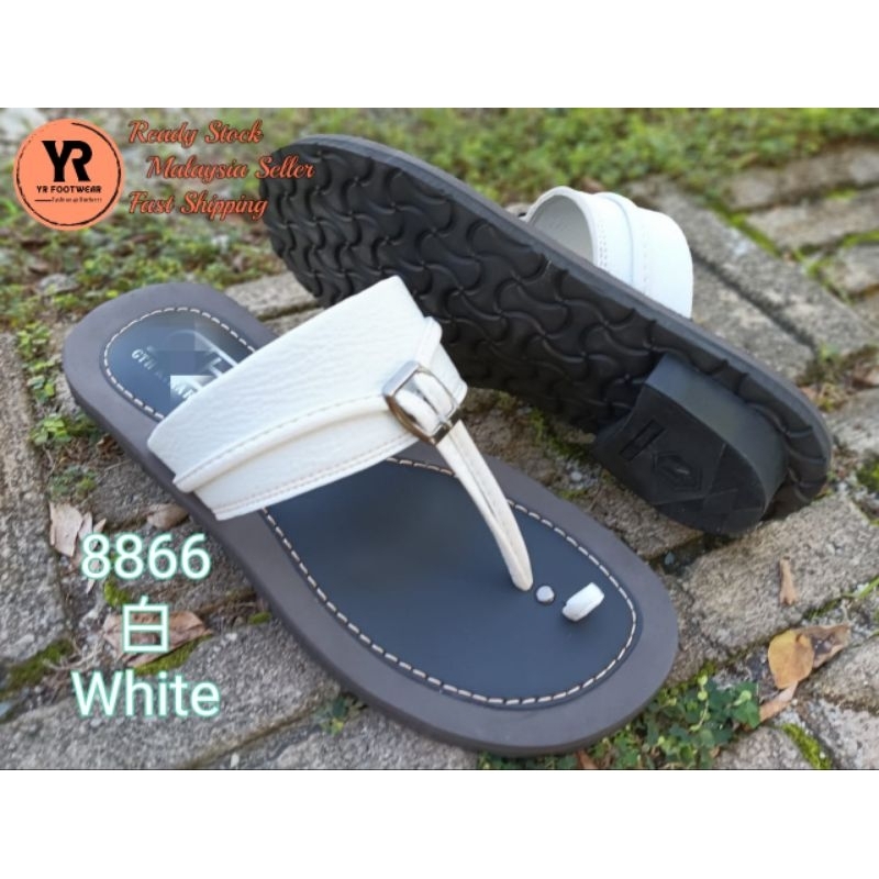 Men's Capal traditional 8866 liteweight plus size black white / chappal ...