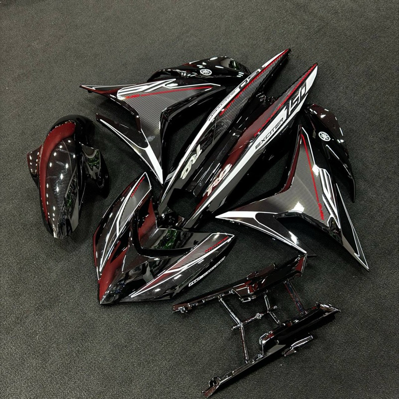 Y15 V1/V2 COVERSET EXCITER RC HITAM PUTIH 2017 HLD | Shopee Malaysia