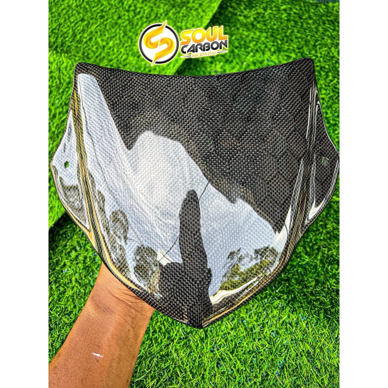 Visor / Cap Y16 Y15 RS LC 135 Carbon Fibre Original | Shopee Malaysia