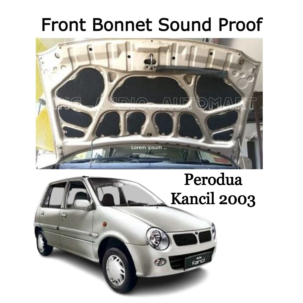 Perodua Kancil 2003 Buatan Malaysia High Quality Deadening Front Bonnet ...
