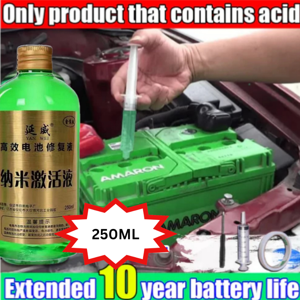 Battery asid water kereta air pemulihan bateri kereta best restore ...