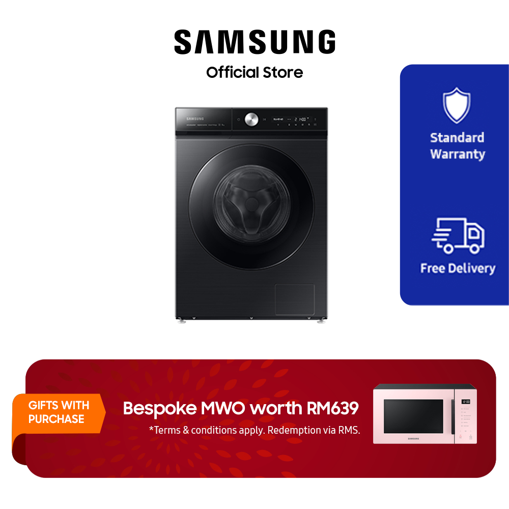 Samsung BESPOKE AI™ 13kg Washing Machine with AI Ecobubble™ | AI Wash ...