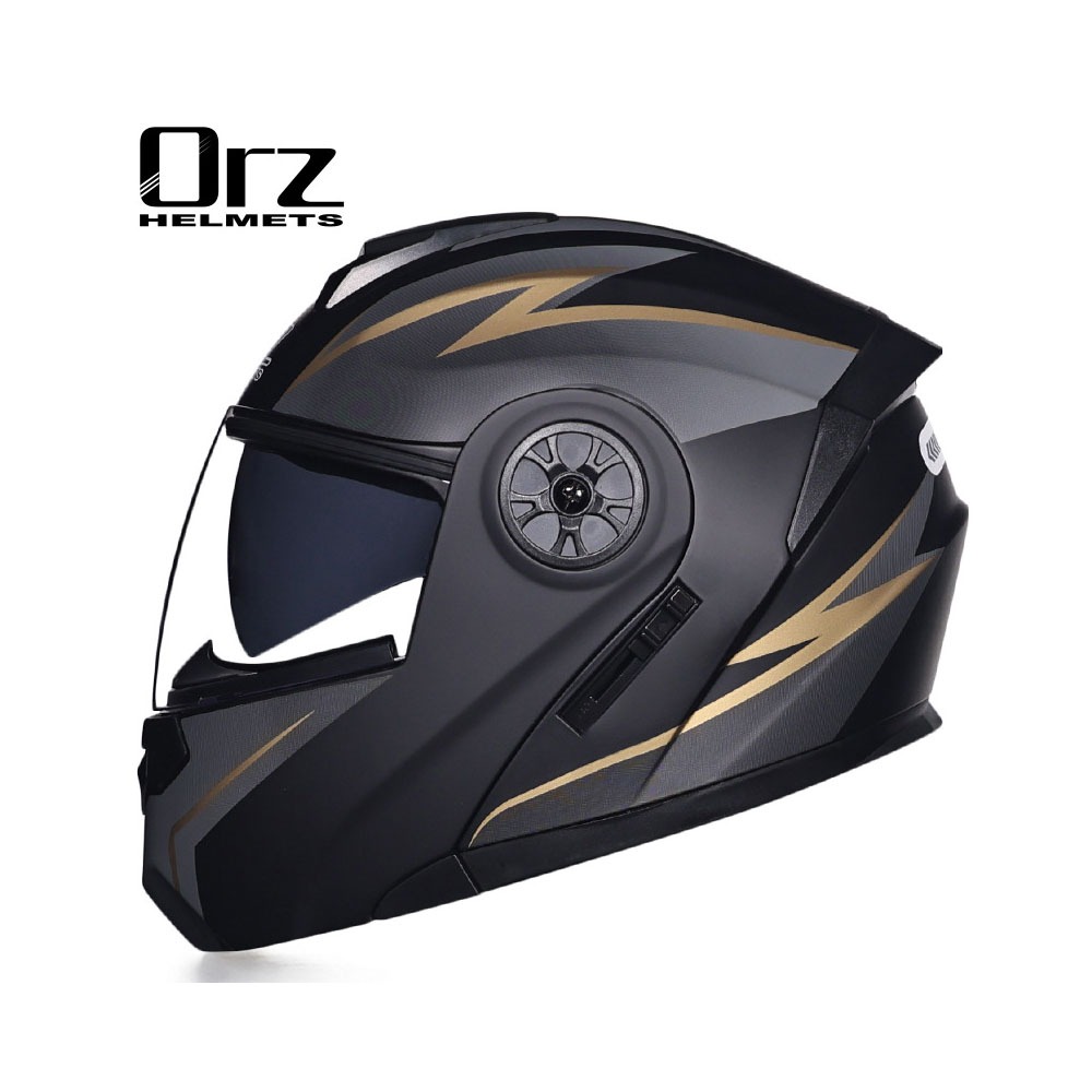 (KL STOCK )ORZ 161 Flip up Helmet Modular Motorcycle Helmet Double Lens ...