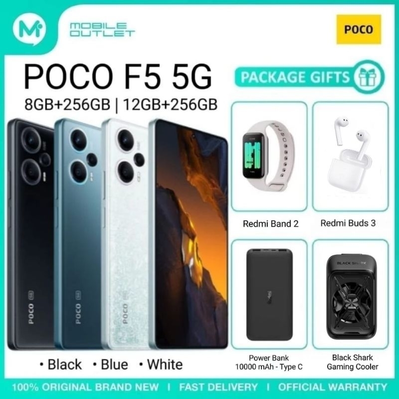 POCO F5 5G ( 8GB+256GB & 12GB+256GB ) Original Xiaomi Malaysia | Shopee ...
